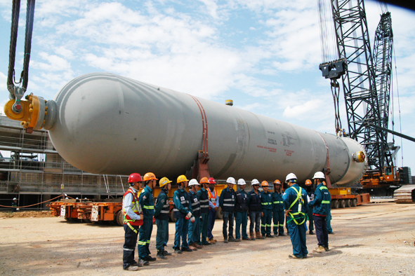 Lilama EMC: installing 02 Reactors 101 & 102 of Package SMP4 (AE00 ...